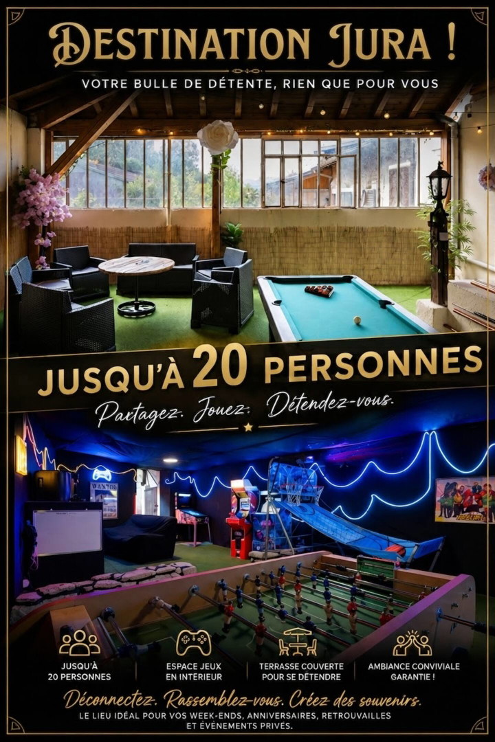 Gîte 20 Pers - Salle De Jeux Géante & Patio - Cuiseaux