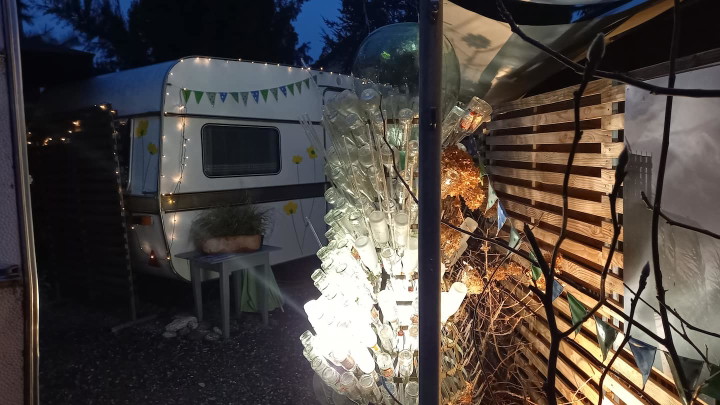 1973-er Oldtimer Eriba  Glamping Wohnwagen - Aarau