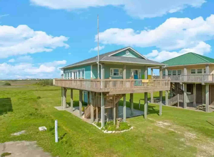Beach House 
 Seahorse Blue - Crystal Beach, TX