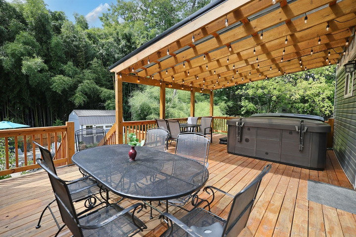 Bungalow Dream, Water & Electric Are Back-fire Pit - Black Mountain, NC