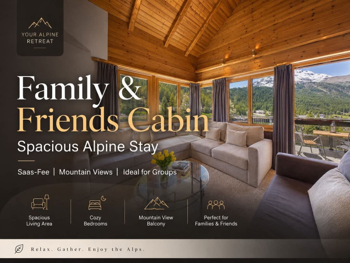 Spacious Family Apartment Near Saas-fee Center - Saas-Fee