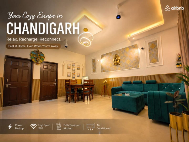 Tricity Charm: Elegant 2bhk Stay Near Chandigarh - Kharar