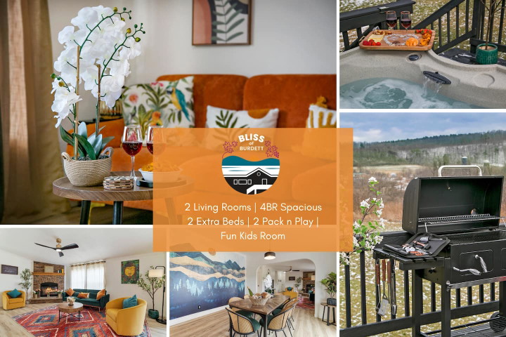 Summer Family Retreat | Hot Tub + Bbq + Mins Dt - Watkins Glen, NY