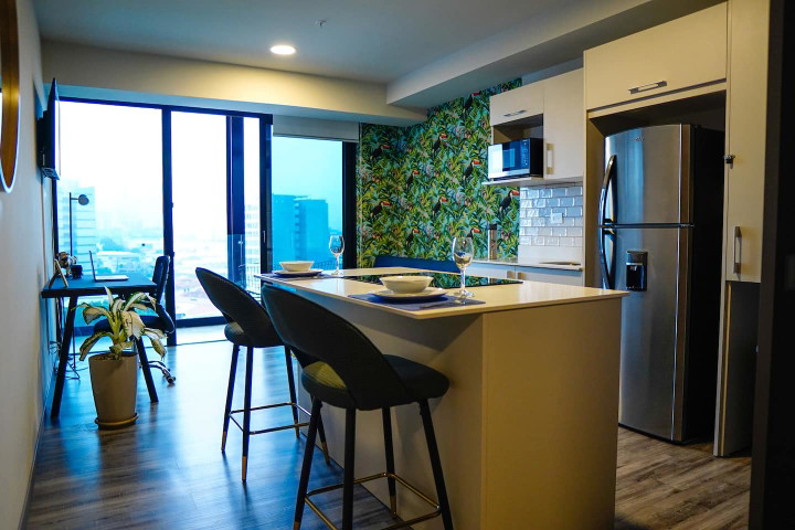 Appartement Chic Au 10e éTage, Wifi Rapide, Près De L'aéroport - San José