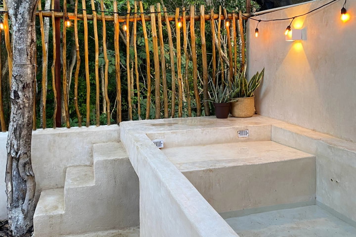 House With A Tub And Jungle View - Puerto Morelos