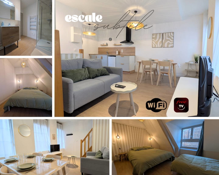 Duplex Tout Confort - Centre Ville/gare -1er éTage - Arques