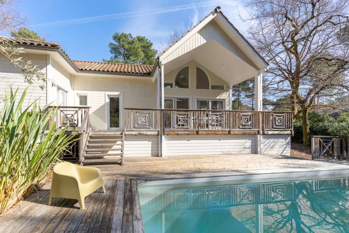 Charmante Villa Avec Piscine Au Golf De Biscarrosse - Biscarrosse