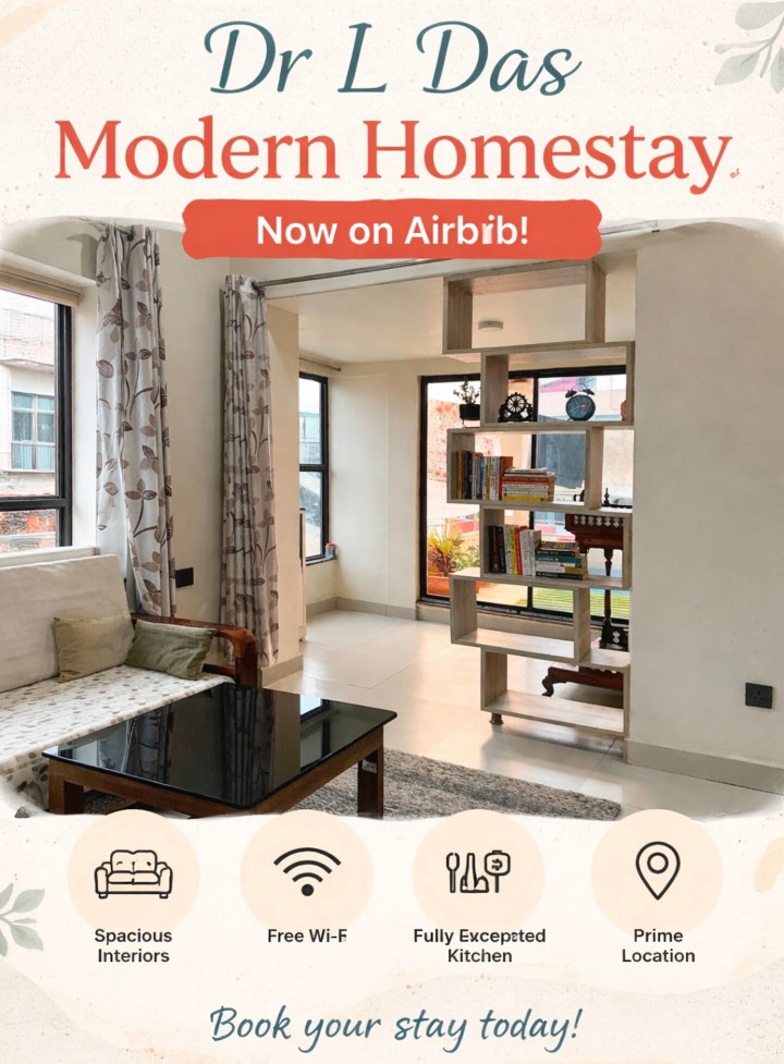 Dr L Das Modern Homestay In The Heart Of Agartala - Agartala