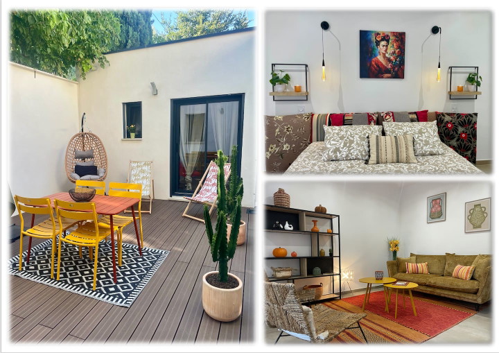 My Gaby 4* -65m2-plain-pied-cour Intérieure 30 M2 - Vaison-la-Romaine