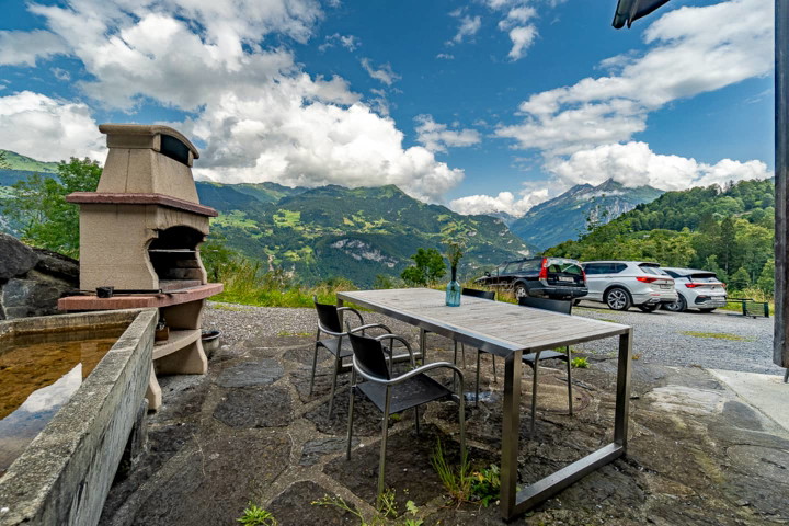 Studio Confortable Avec Terrasse | Bbq | Vue Sur La Montagne - Meiringen
