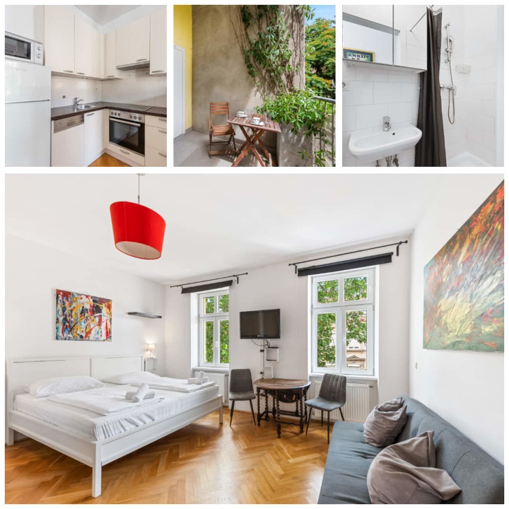 Studio Lumineux | Terrasse | Métro | Cuisine - Vienne