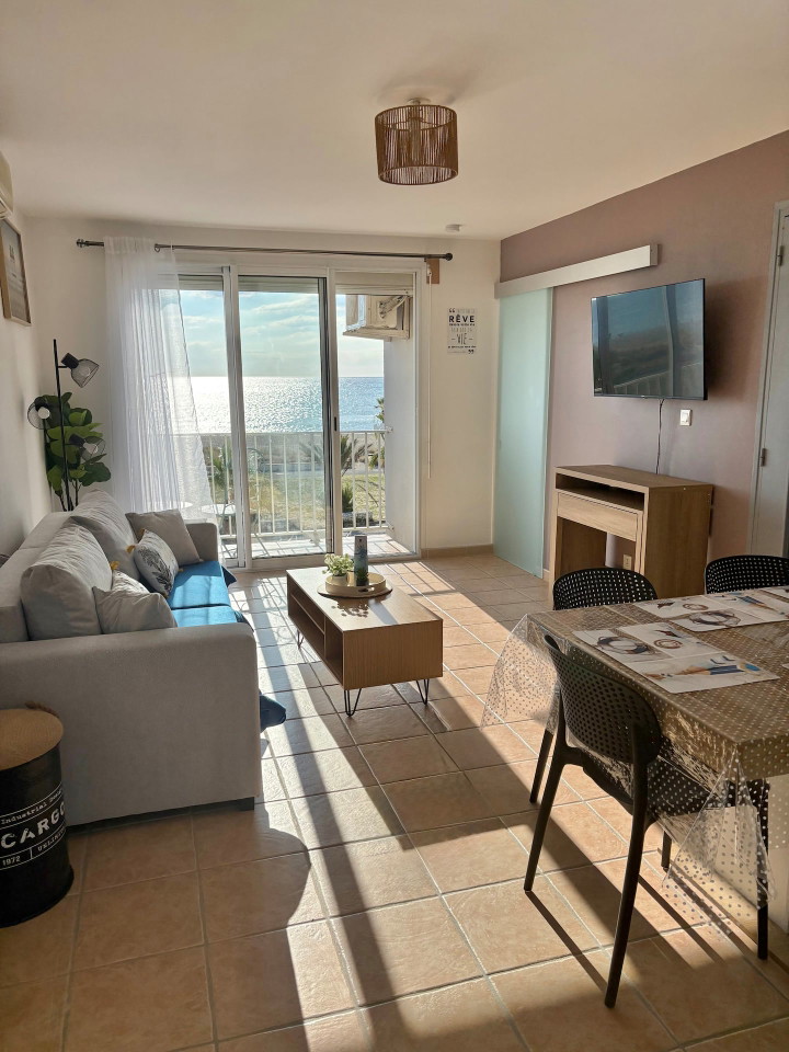 Appart Vue Sur Mer T2 St Cyprien 50 M De La Plage - Saint-Cyprien Plage