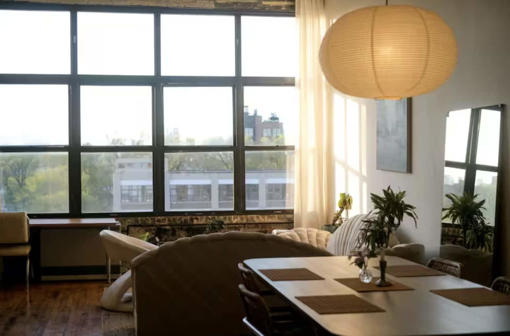 Bright Skyline Loft, 3min To Subway - New York City