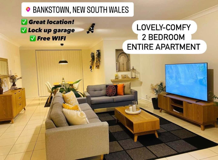 Lovely-comfy 2br*1carp Entire Apartment-bankstown - Sydney
