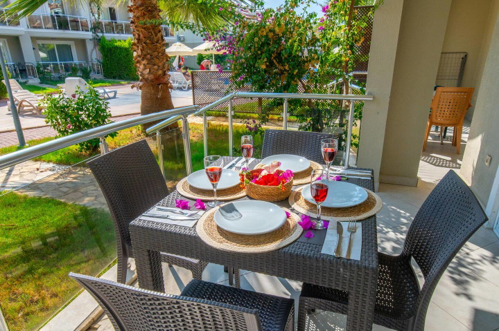 3 Bedroom Apt. Sunset Beach Club 24/7 Security - Fethiye