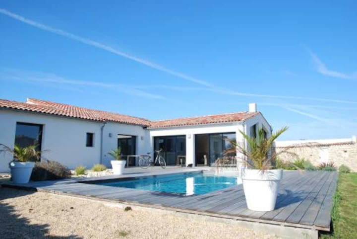Villa Contemporaine 3 Ch | Piscine Chauffée - Rivedoux-Plage