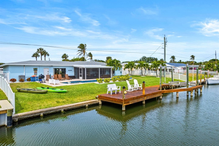 Cocoa Beach Waterfront Pool Home With Dock - Cocoa Beach, FL