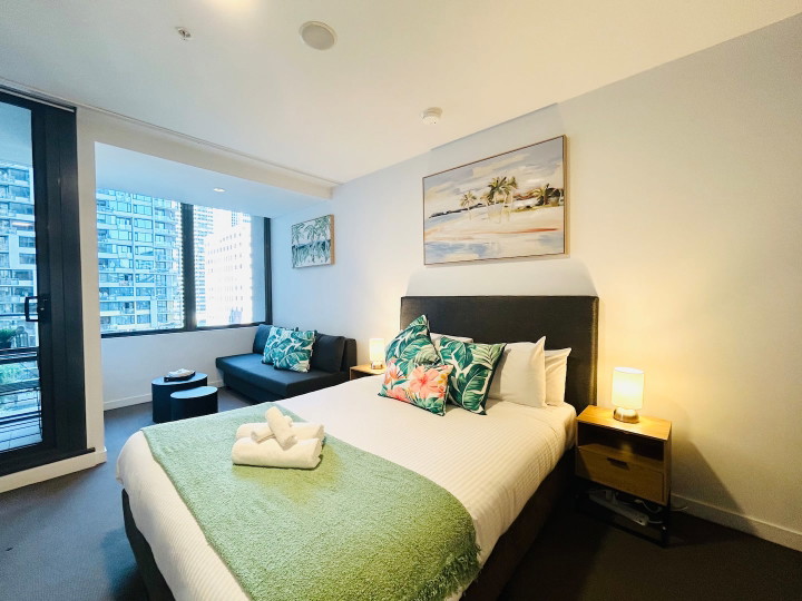 Cityview/balcony/heated Pool/sauna/tram/(hdss05a) - Melbourne