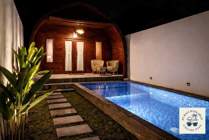 *Luxury Private Pool Villa  Stone Bath - Bali