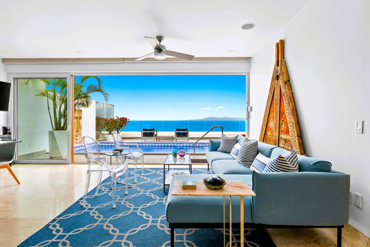 Exquisito Sayan Atico Duplex En La Playa Con Piscina Privada, Conchas Chinas - Puerto Vallarta