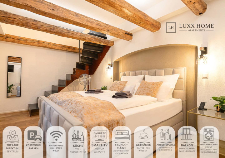 Luxxhome Rv Apart2-bath-parking-kitchen - Ravensburg