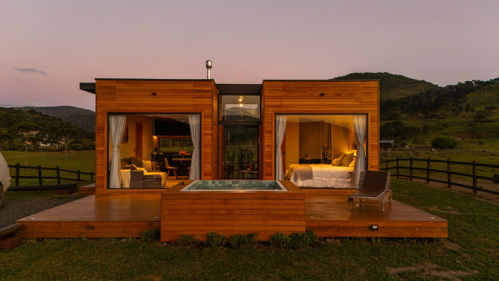 Cabana Com Piscina Aquecida E Cachoeira Privativa - Urubici