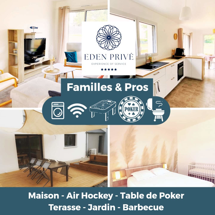 Maison Avec Jeux, 4 Chambres, Idéal Famille/pro - L'Hermitage