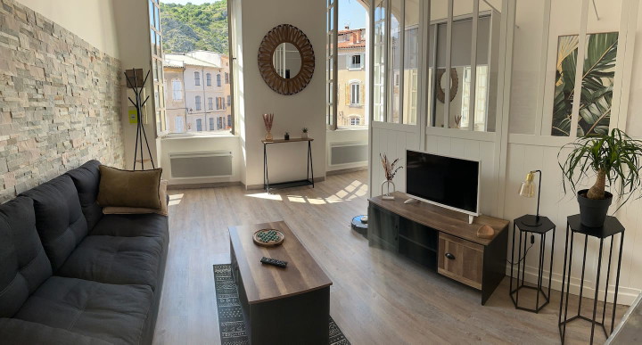 Appartement Place Couverte Anduze, Vue Imprenable - Anduze