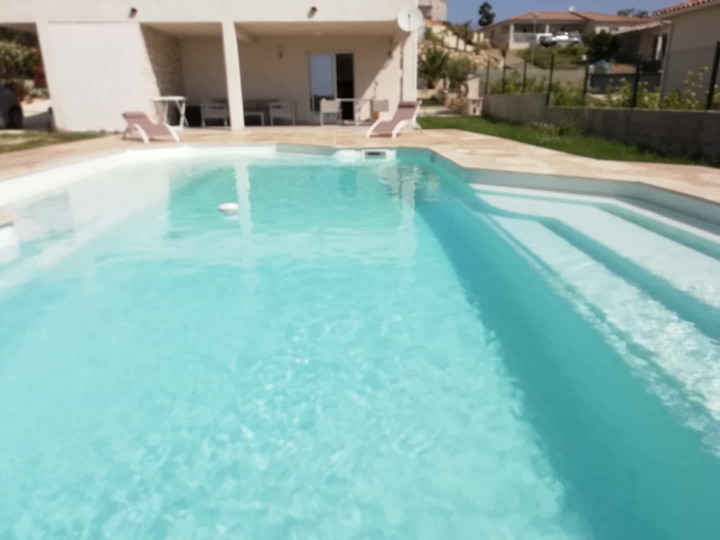 Bas De Villa Piscine Chauffée Proche Plage Rivière - Corsica