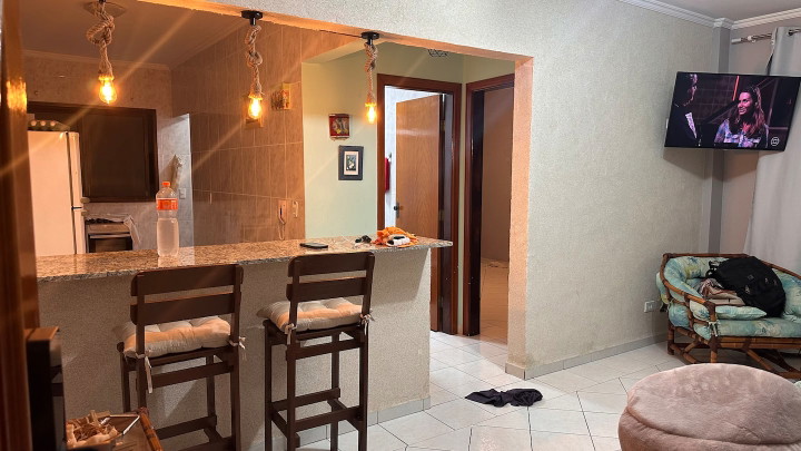 Apartamento Aconchegante Pé Na Areia. - Praia Grande