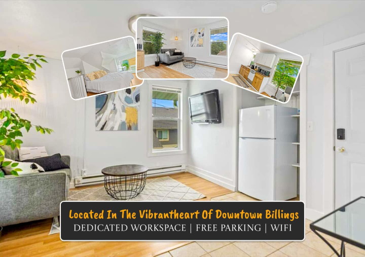 Charming Getaway In Billings | Free Parking | Wifi - 比靈斯
