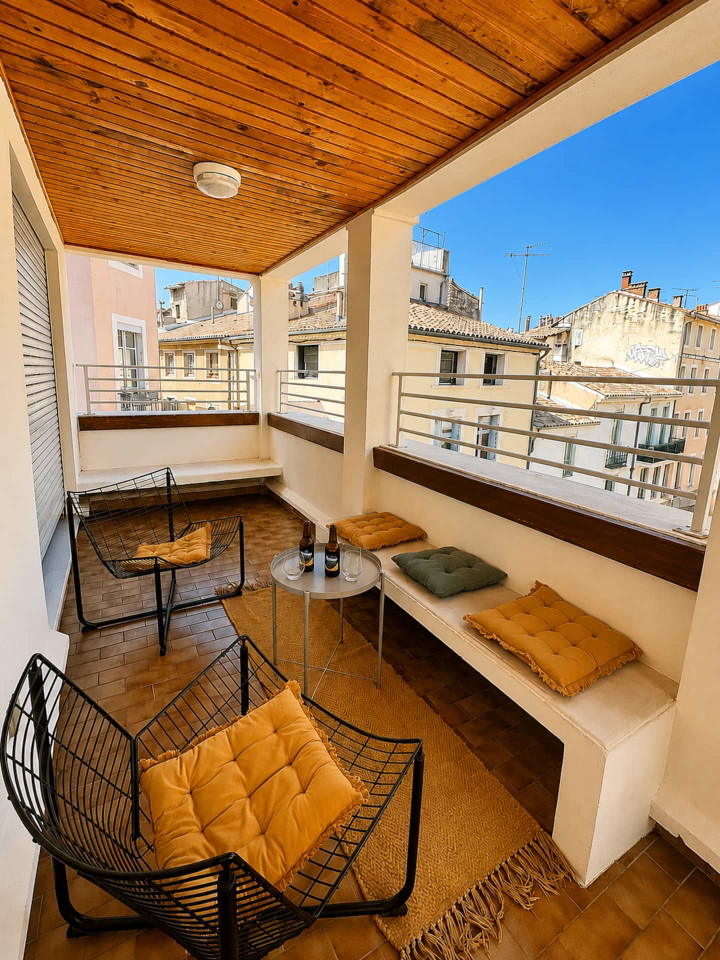 Le Patio Du Marché Terrace A/c Wi-fi - Nîmes