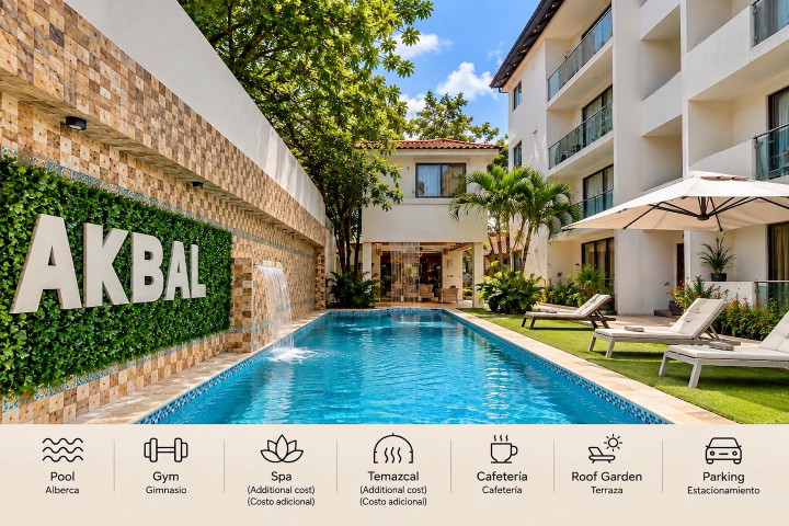 Akbal 101 | Pool, Spa, Temazcal And Gym - Cancún