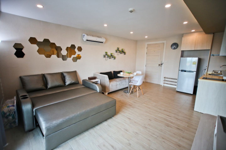 Spacious 54sqm | Family & Workation By Beach - Jomtien