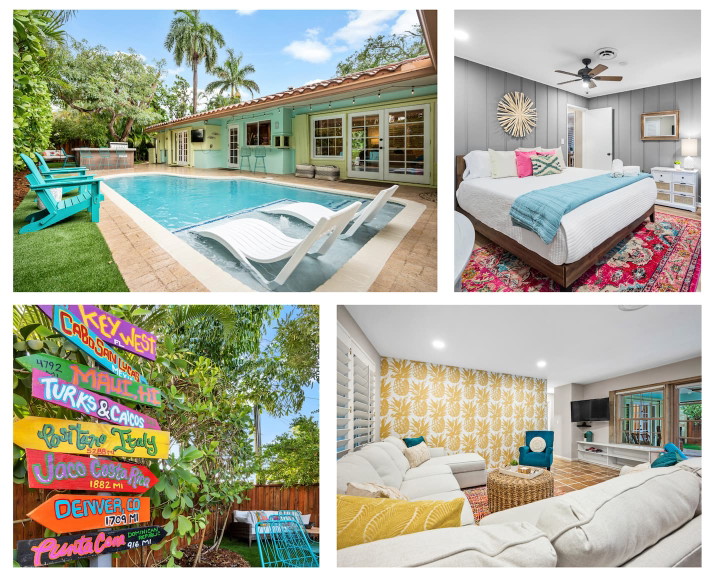 Sunny Palms Villa - Heated Pool + Hot Tub, 2 Miles To The Beach! - Fort Lauderdale
