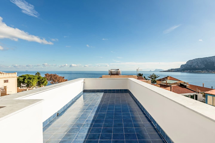 Guesthost - At The Blue Terraces - Mondello Sea Apt - Palermo