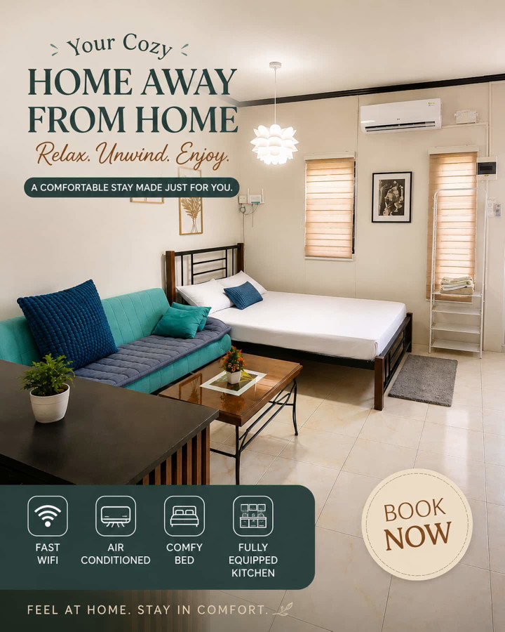 Cozy Fully Furnished Studio L Pool Lorani Bataan - Hermosa