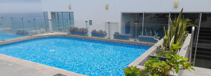 Building Facing The Ocean, Costa21, Garage, Swimming Pool - Lima