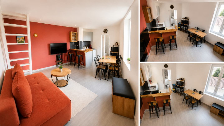 Cosy-home Studio Mezzanine 4 Voyageurs - Dijon