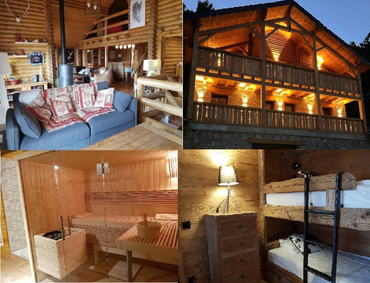 Chalet 7 Bd 12/16p Lake View Sauna/bath Nord Ski - Les Angles