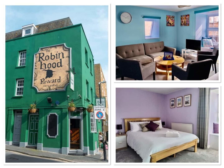 Lovely 3-bed Flat High Above The Robin Hood Pub ️ - Brighton