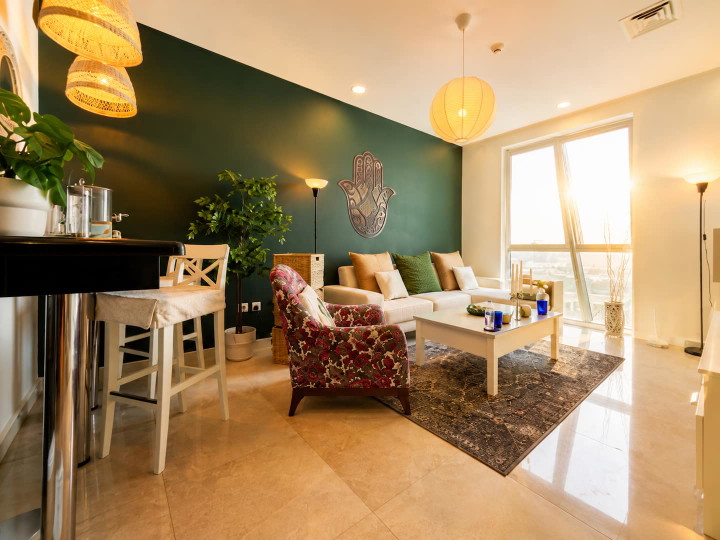 2 Bedrooms Made With Love, @34 Floor In Pearl. - Doha