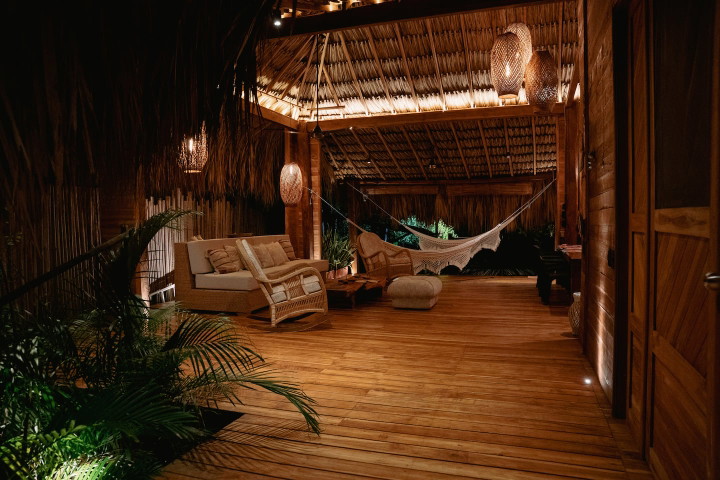 Casa El Manglar, Hermosa Cabaña En Madera Teca - San Onofre