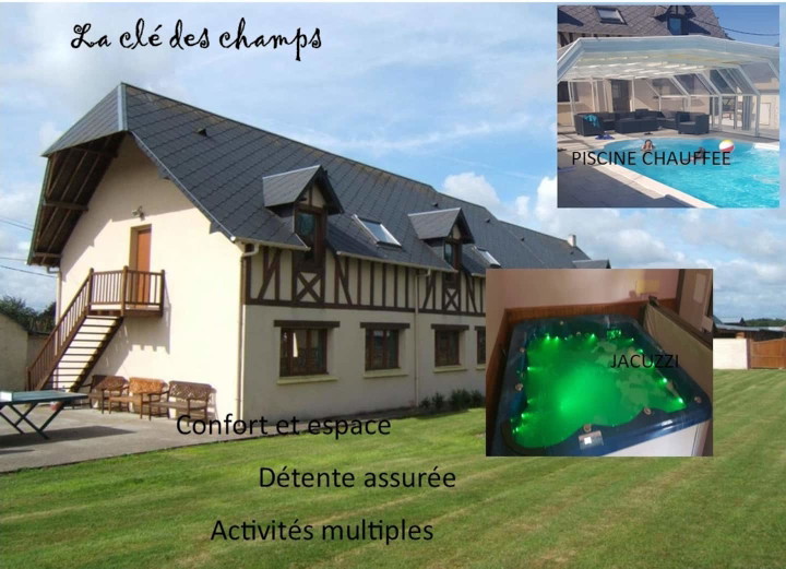 Grand Gite Normand Et Sa Piscine Chauffée Couverte - Normandy
