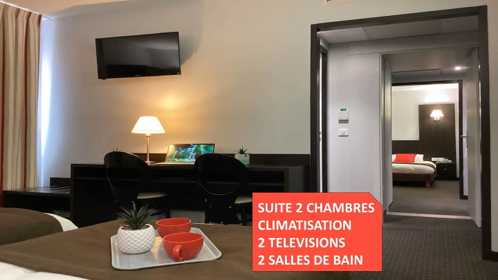 Room Suite 4 Pax Parking Proche Sanctuaire - Lourdes