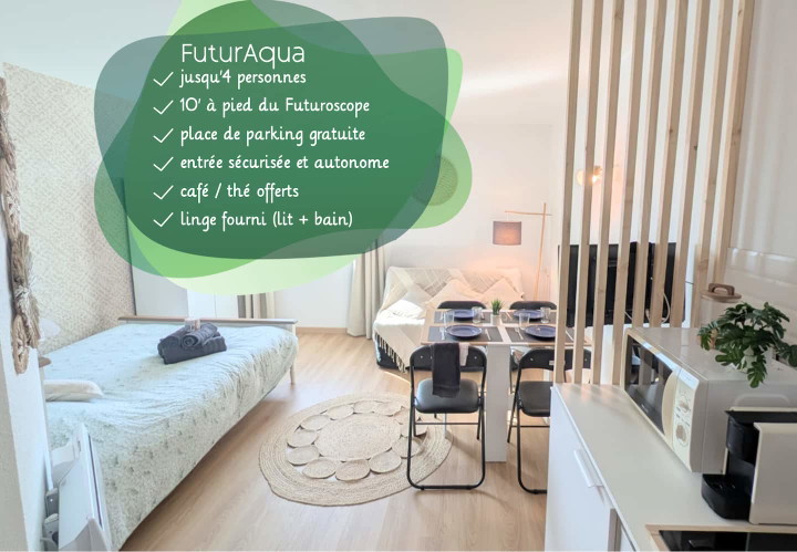 Futuraqua 1-4p 10 à Pied Du Futuroscope + Parking - Chasseneuil-du-Poitou