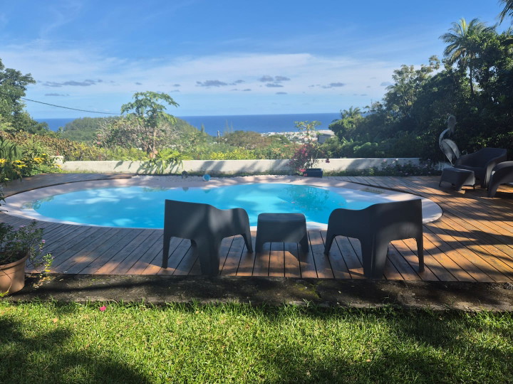 Independent Bungalow In Tropical Garden With View - Réunion