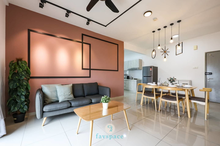 Beautiful 3b2b For 6 Pax | Free Wifi | Subang Jaya - Puchong