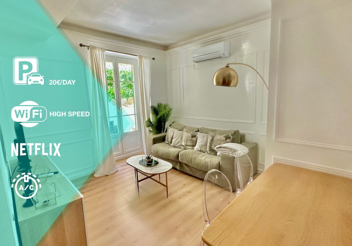 Lovely Spacious 1-bedroom With Patio, Ac,fiber. - Mônaco