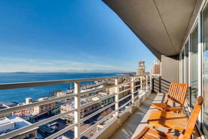 Downtown Condo Sweeping Puget Sound Views - Seattle, WA